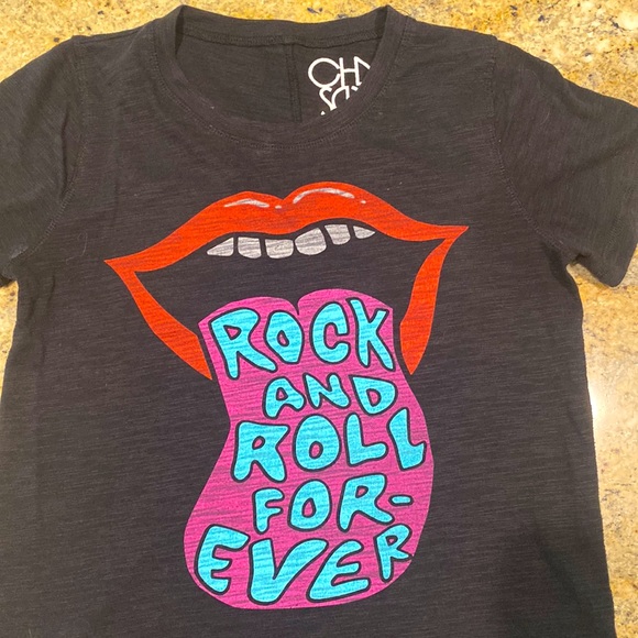 Chaser | Tops | Chaser Rock Roll Xs T | Poshmark